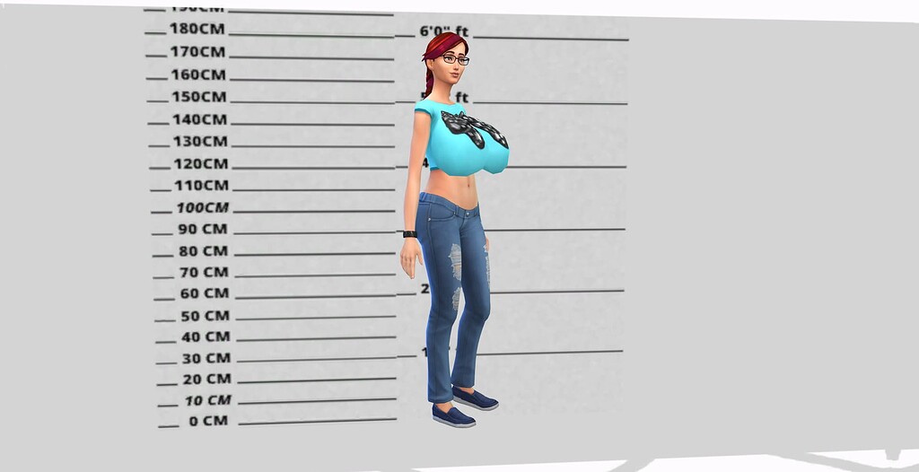 expanded physique range sims 4